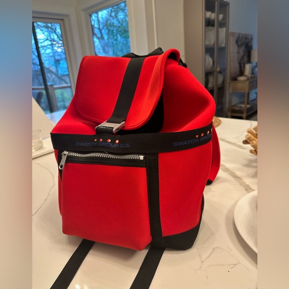 Swatch | Bags | Vintage Swatch Watch Neoprene Backpack Rare Collectors ...